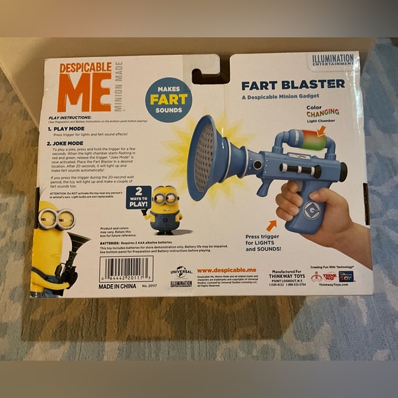Thinkway Toys | Toys | Despicable Me Minion Fart Gun Blaster Thinkway ...